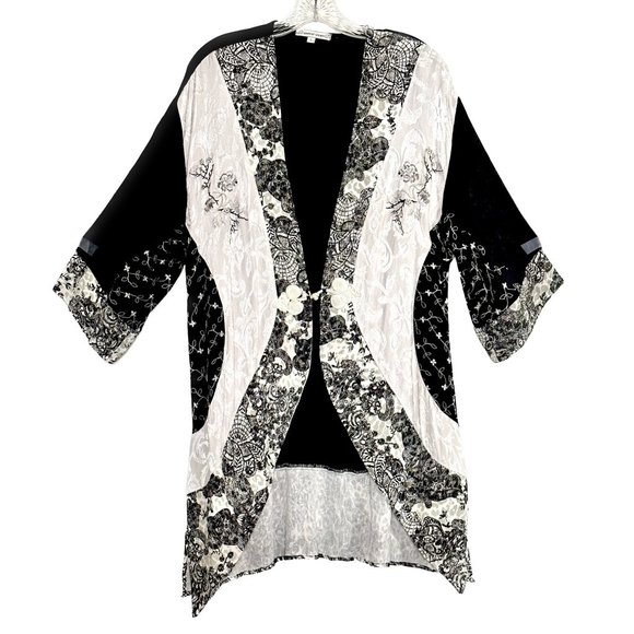 Spencer Alexis | Tops | Vintage Topper Spencer Alexis Kimono Mixed ...